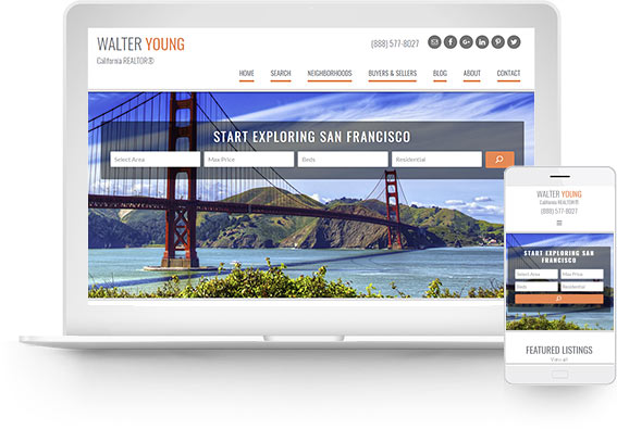 WordPress Real Estate Website Design Portfolio, Semi-Custom - IDXCentral